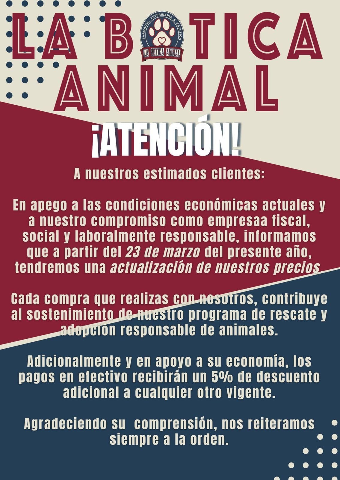 Toracard Suspensión - La Botica Animal